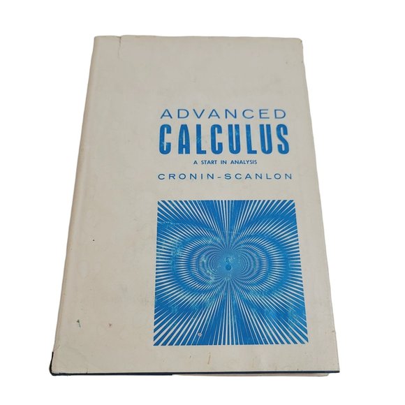 Other | Vintage 1969 Advanced Calculus Textbook By Jane Croninscanlon ...